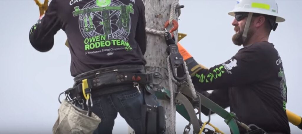 VIDEO: Lineman’s rodeo a fun community event that shows skill | Border ...